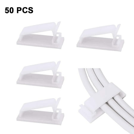 Cable Clips with Strong Self-Adhesive, Multipurpose Wire Clamps for ...