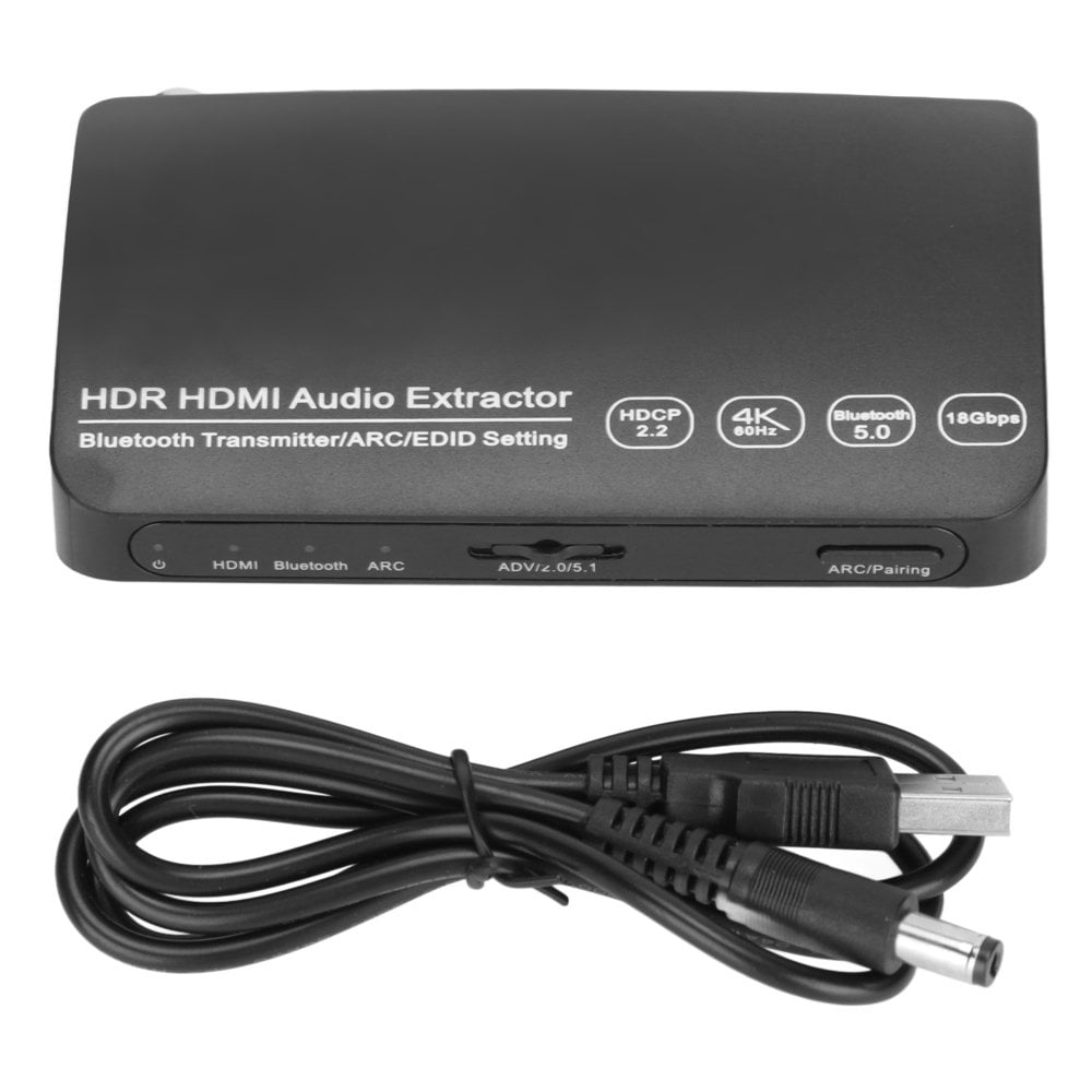 Dsseng 4K 60Hz HDR Audio Extractor Synchronous ARC Audio Splitter with ...