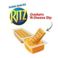 Handi-Snacks RITZ Crackers & Cheese Dip Individual Snack Packs, 12 in a ...