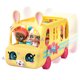 Kindi Kids Minis Collectible School Bus & Posable Bobble Head Figure ...