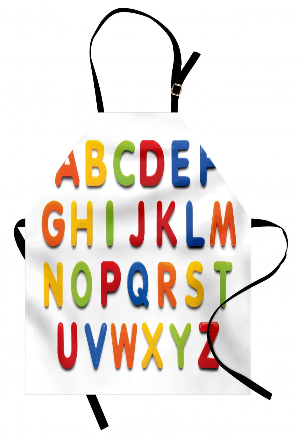 Letters Apron Multicolored Collection of Alphabet Letters Education ...