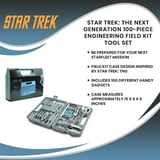 Star Trek: The Next Generation 100-Piece Engineering Field Kit Tool Set ...