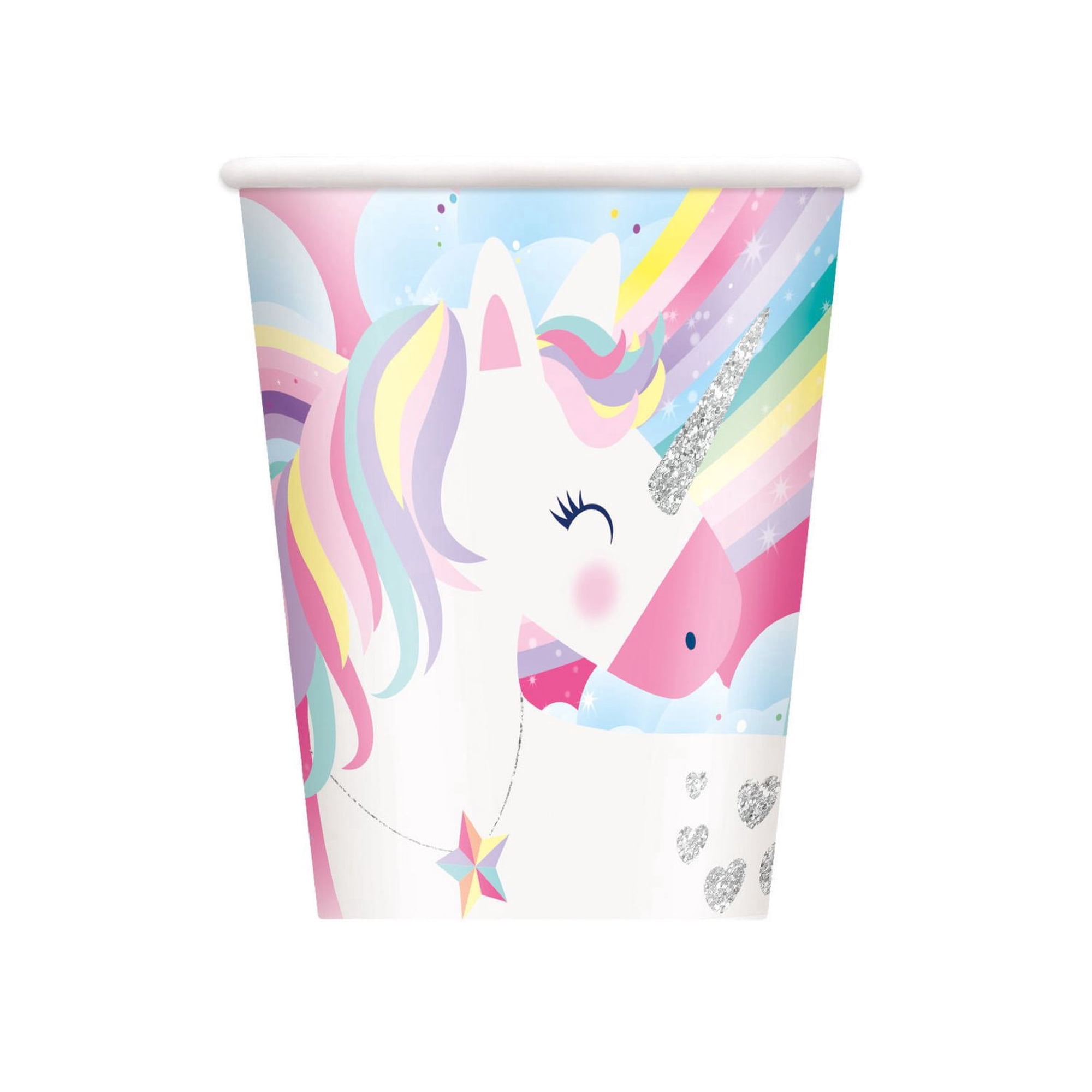 Click here for Unique Pretzels Pink Rainbow Unicorn 9oz Paper Cup... prices