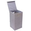 BirdRock Home Bamboo Square Laundry Hamper with Lid and Cloth Liner ...