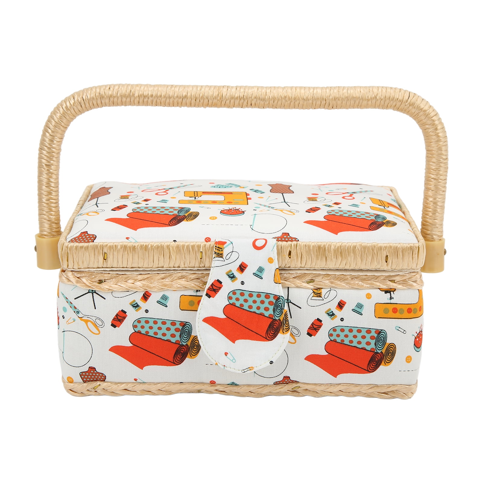 Sewing Basket For Sewing Supplies Allary Jumbo Sewing Basket Bundle ...