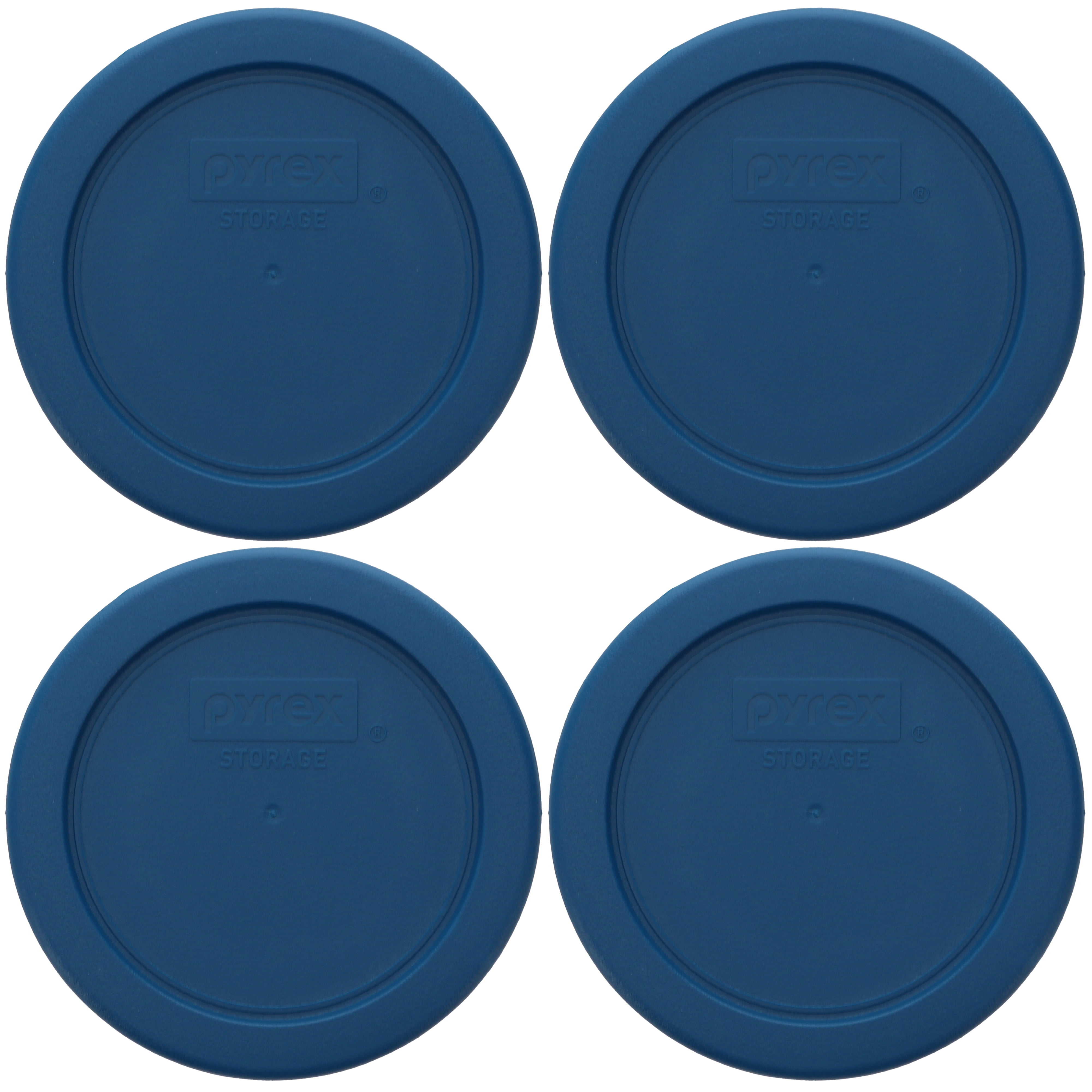 Pyrex 7202-PC Blue Spruce Round Plastic Replacement Storage Lid Cover ...
