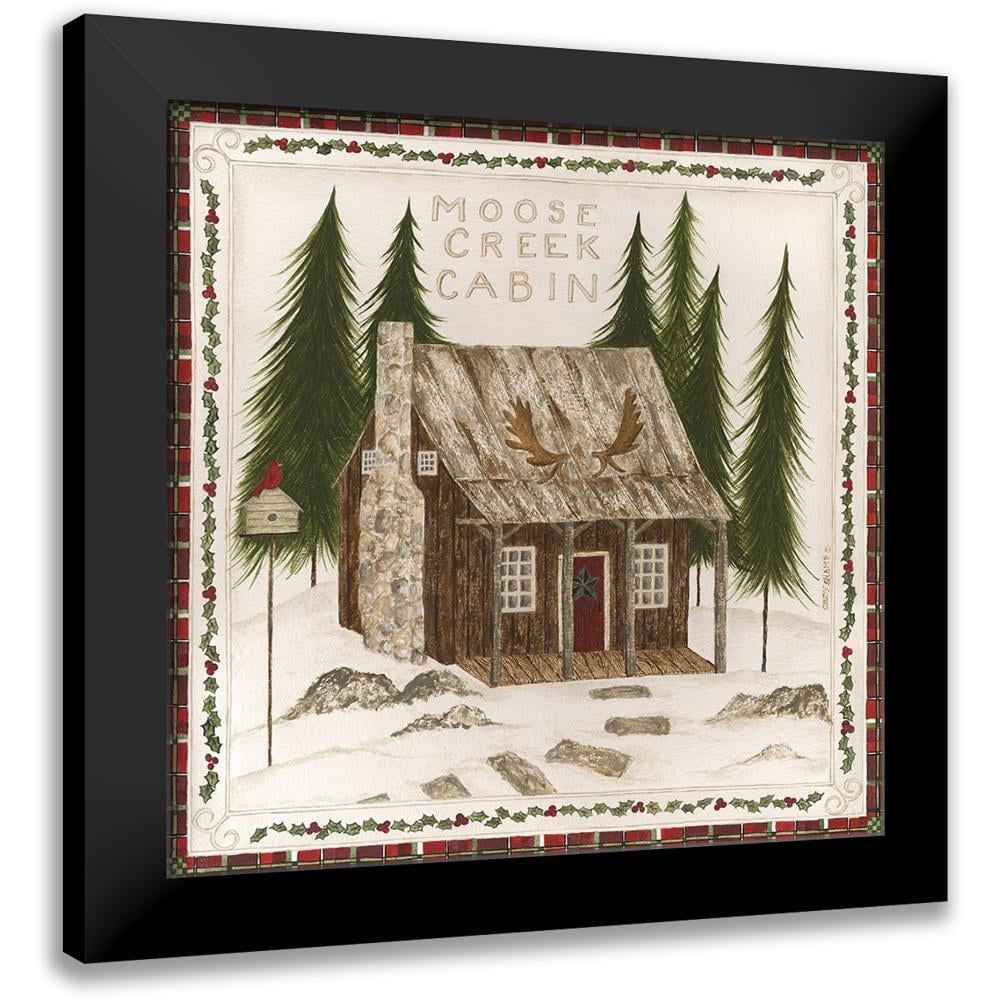 Shamp, Cindy 20x20 Black Modern Framed Museum Art Print Titled - Moose ...