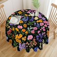 50x50in Round Tablecloth Car Line Straight And Dense Wireless Head Gap ...