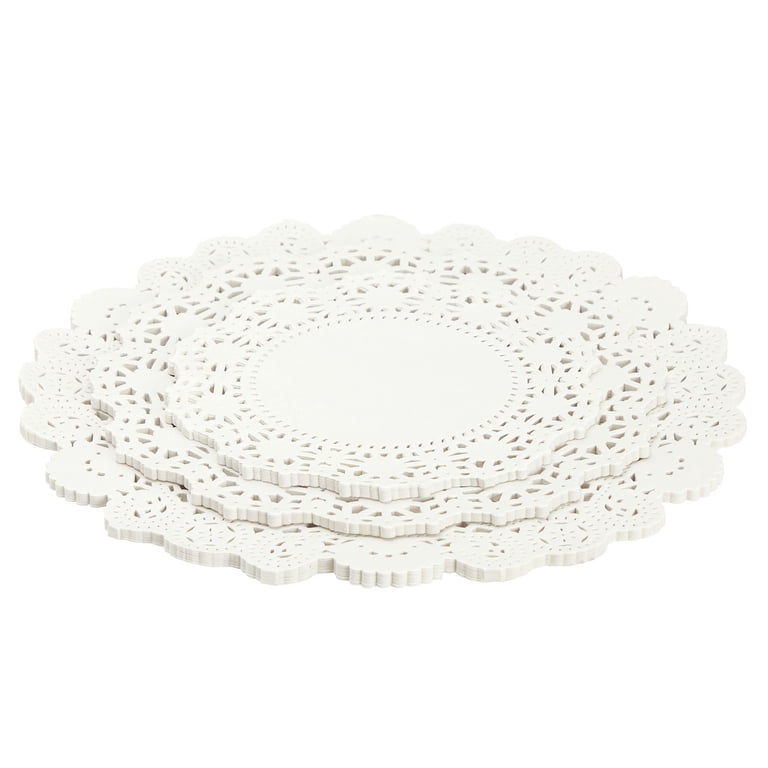 Paper Doilies 12 Inch Pack Of 24 Assorted Round Paper Doilies - Lace ...