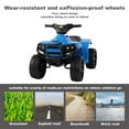 TOBBI 6V Electric Kids Ride on ATV Quad Car 4 Wheeler Ride on Toy W/ LED Headlight, Horn, Speed ...