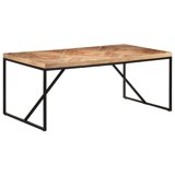 vidaXL Dining Table Kitchen Dining Room Table Solid Acacia and Mango ...