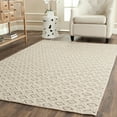 SAFAVIEH Diamond Hepburn Geometric Area Rug, Natural, 8' x 11 ...