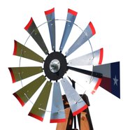 8-foot Tall Windmill w/Plain Tail and Metal Stand - Walmart.com