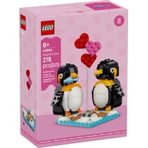 LEGO Penguins in Love Building Set – Cute Animal Display Model ...