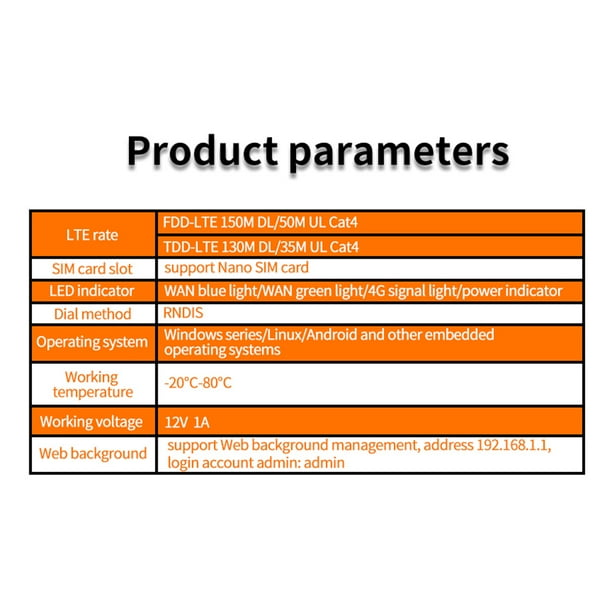 H927 4G Router 150Mbps 4G LTE Tarjeta SIM Router Soporte 16 Usuarios de ...