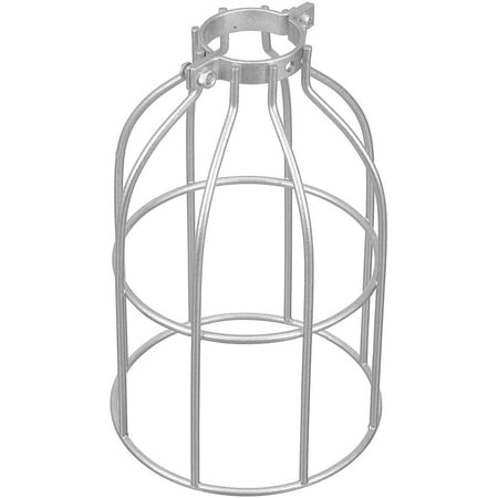 Metal Bulb Guard Cage, Bridcage Adjustable Industrial Clamp on Iron ...