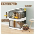 V6 Stackable Storage Bins With Lids 8 4gal Collapsible Plastic Storage