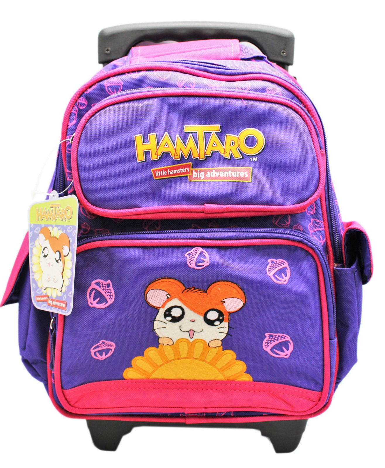 Hamtaro - Purple 12 inch Small Rolling Backpack - Walmart.com
