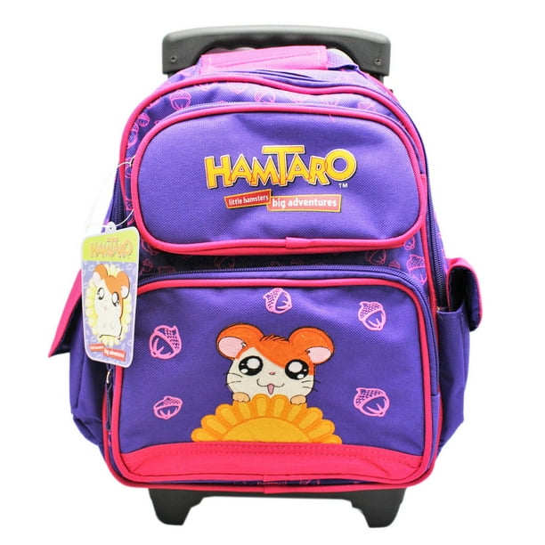 Hamtaro - Purple 12 inch Small Rolling Backpack - Walmart.com