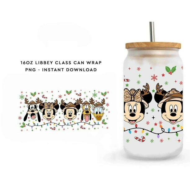 Mickey Mouse Disney Design 3D UV DTF Cup Wrap Transfers Pegatinas ...