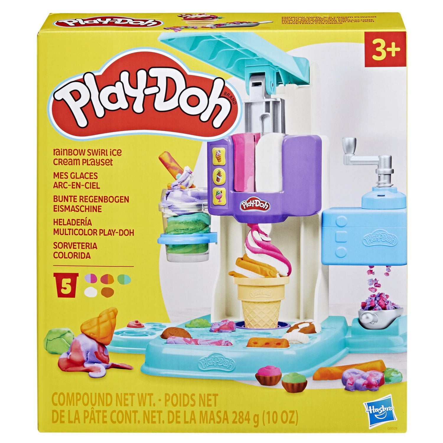 Click here for Play-Doh Rainbow Swirl Ice Cream Playset 10 Oz prices