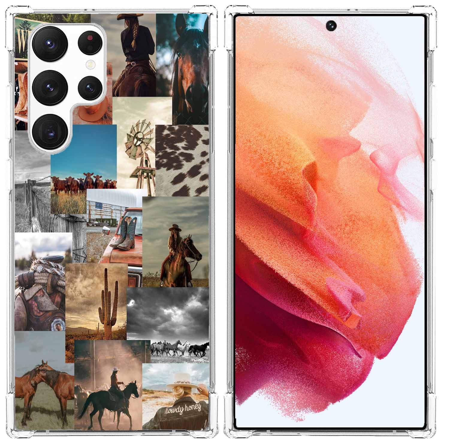 Western Country Life Collage Case for Samsung Galaxy S23 Ultra ...