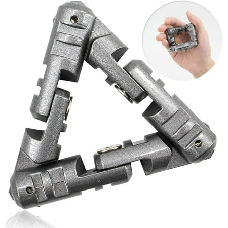 Infinite Flip Fidget Toys, Metal Triangles Sensory Hand Fidget Toys for ...