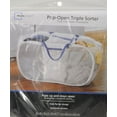 Mainstays Triple-Pop Open Laundry Sorter with Removable Dividers, White ...