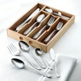 Hampton Signature™ Lace Frosted - 54-Piece Flatware Set, Service for 8 ...