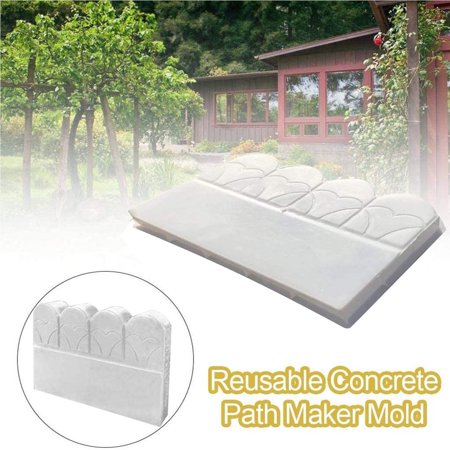 Dalazy Garden Edging Stone Effect Border Fence Flower Mold Courtyard ...