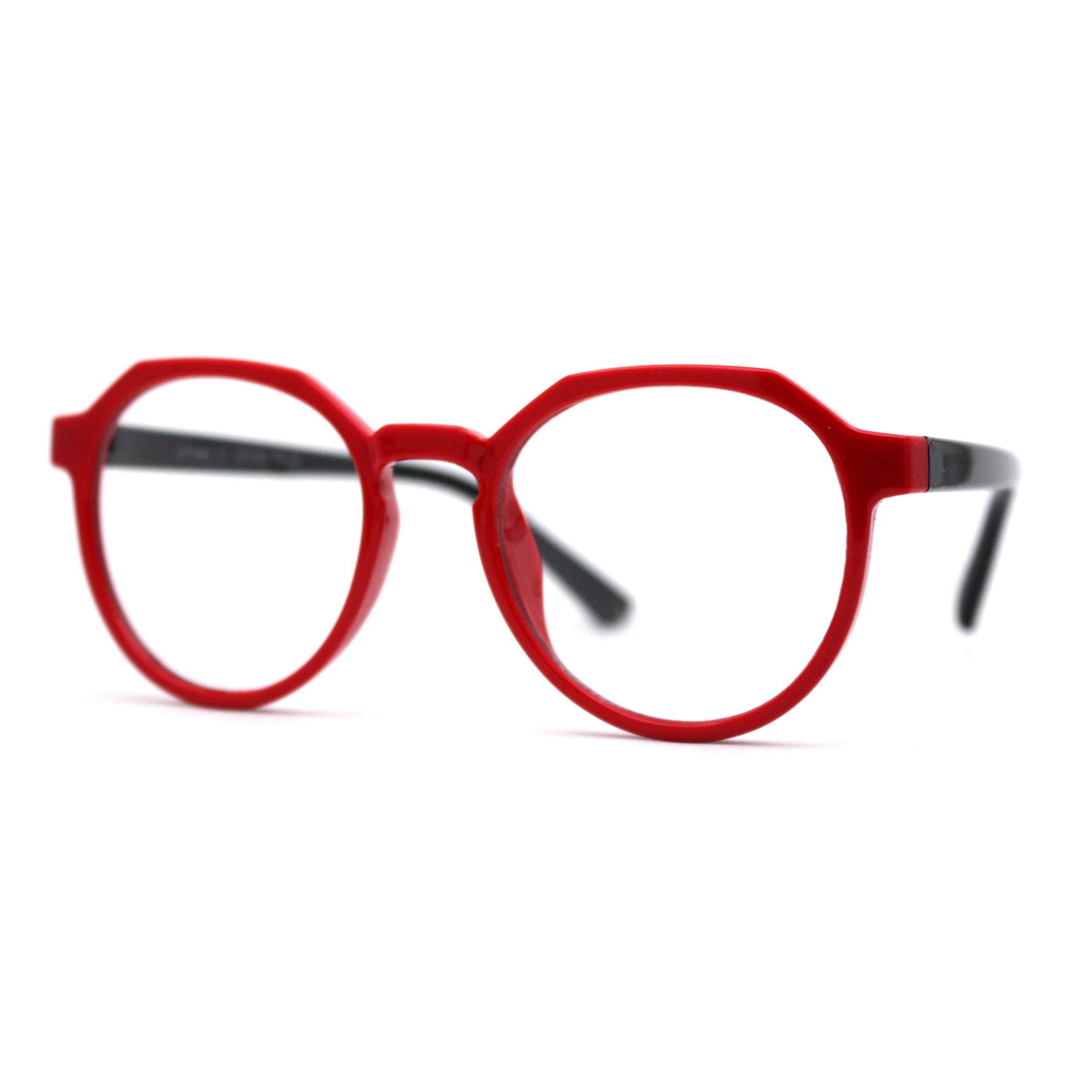 Red Hipster Glasses Frames