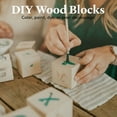 Unfinished Wooden Blocks 3/8 inch, Pack of 250 Small Wood Cubes for ... Unfinished Wooden Blocks 3/8 inch, Pack of 250 Small Wood Cubes for ...
