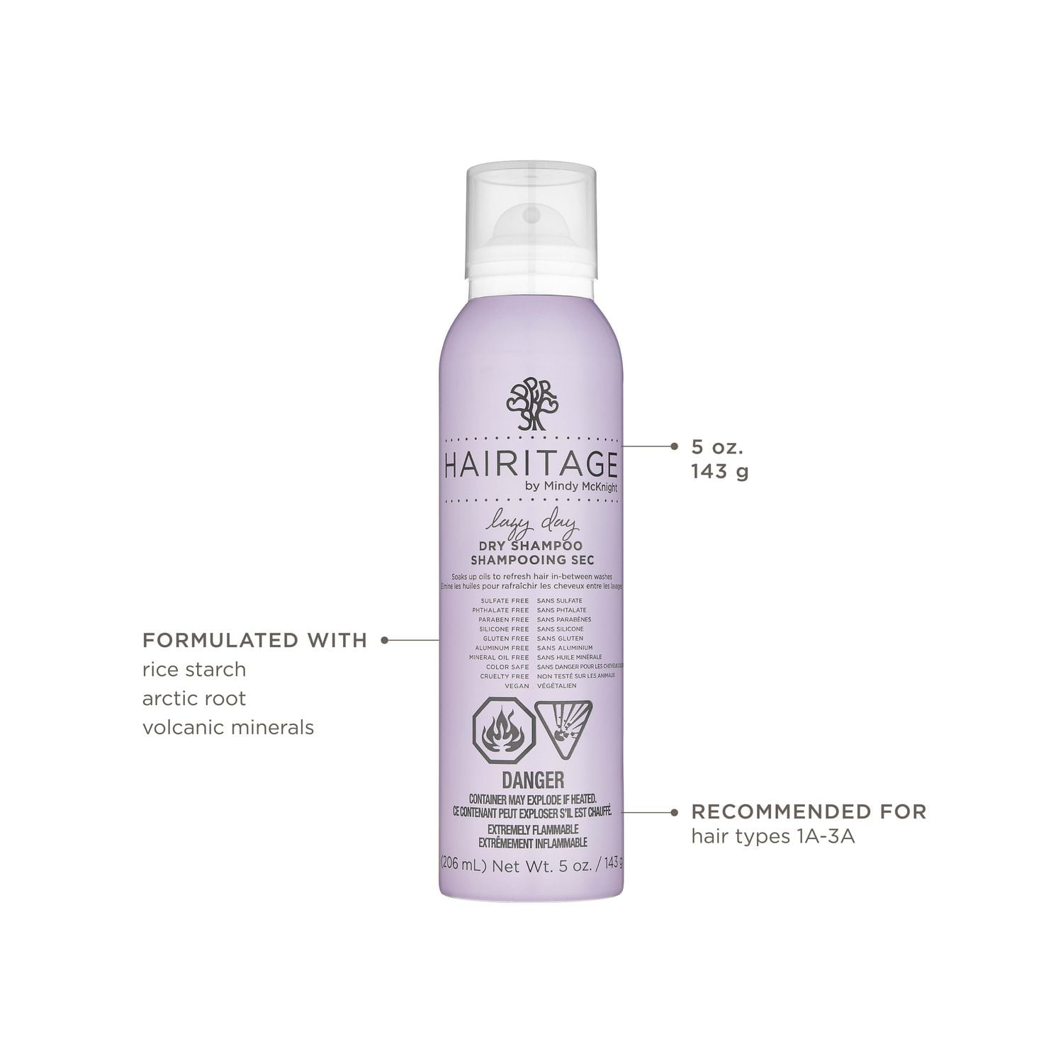 Click here for Hairitage Lazy Day Dry Shampoo 384ml prices