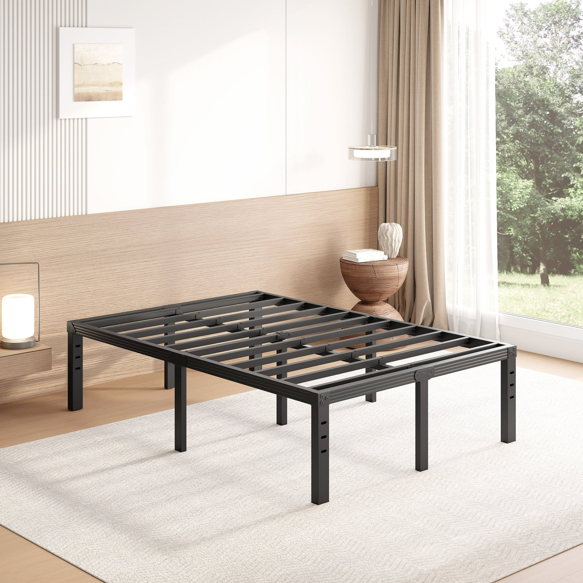 Click here for Fschos 18 Inch Full Size Metal Bed Frame  Heavy Du... prices