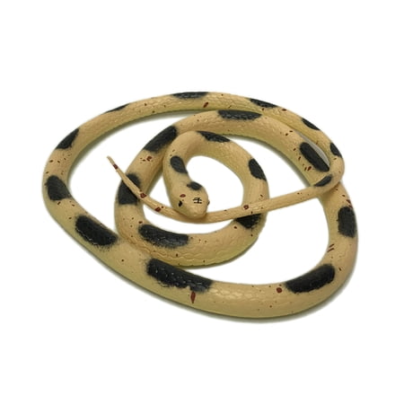 Youkk 1.3m Rubber Snake Toy Realistic Fake Simulation Snake Prank Props ...