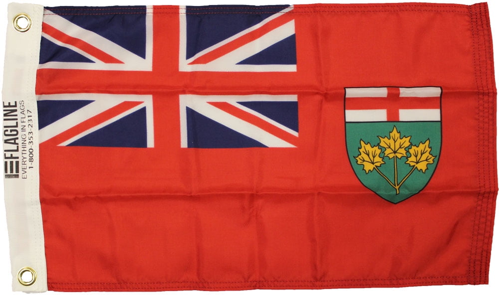 Ontario - 12"X18" Nylon Flag - Walmart.com