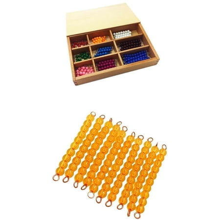 Montessori Bead Bars 1 10 for Kids Toddlers, 1 100 Number Count ...