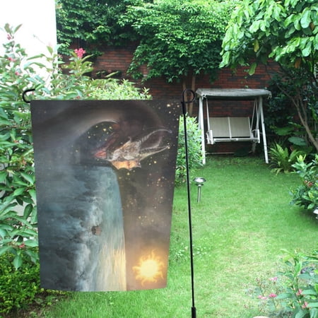 BSDHOME Mythologie Nordique Bord du Drapeau de Jardin du Monde pour ...