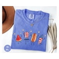 CLOTEX Comfort Colors® Patriotic Doodle, Cute Fourth of July Shirt ...