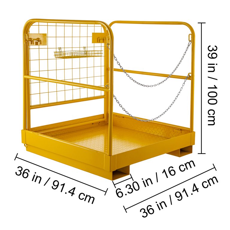 36'X36' Work Platform Collapsible Lift Basket Pallet Loader, 49% OFF