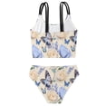 BZSMCE Swimsuit 2-Piece Tank Swimming Wear Quick Dry Bathing Suit-Blue ...