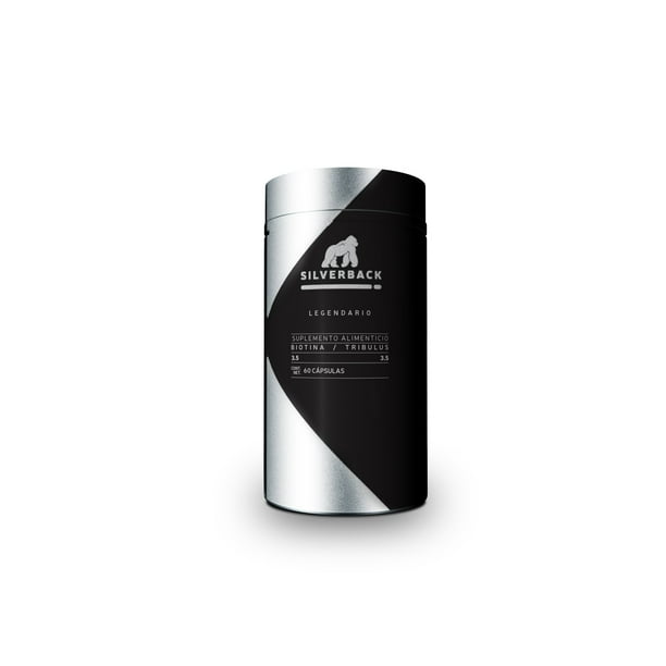 Legendario Silverback Multivitaminico 60 Cápsulas Con Tribulus, Resveratrol Y Biotina Legendario ...