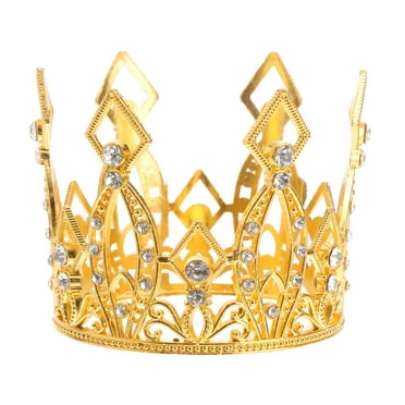 Princess Tiara Mini Crown Bridal Rhinestone Decor Hairband Toy Crown ...