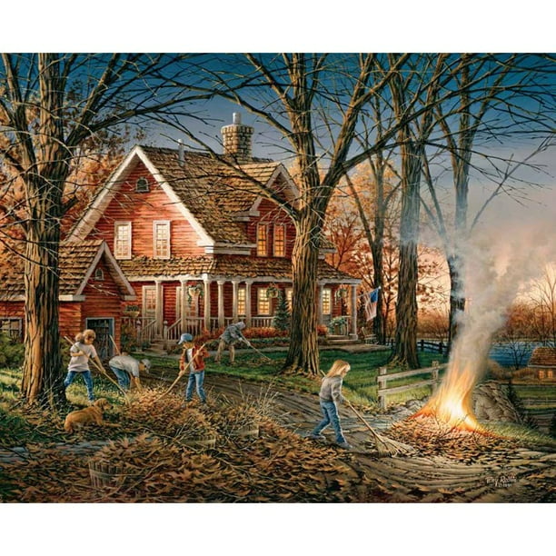 1000 Pc Terry Redlin Autumn Evening - Walmart.com - Walmart.com