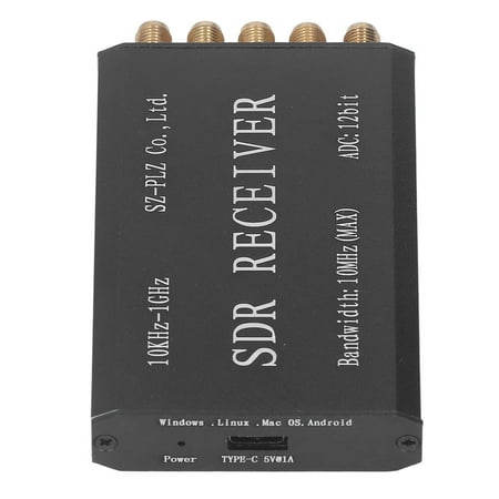SDR Receiver, 10k-1GHz Receiving Module 5 Antenna Ports 12bit SMT Patch Technology For ...