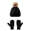 Click here for Bmisegm Winter Kids Hat Glove Set Knit Lined Neck... prices