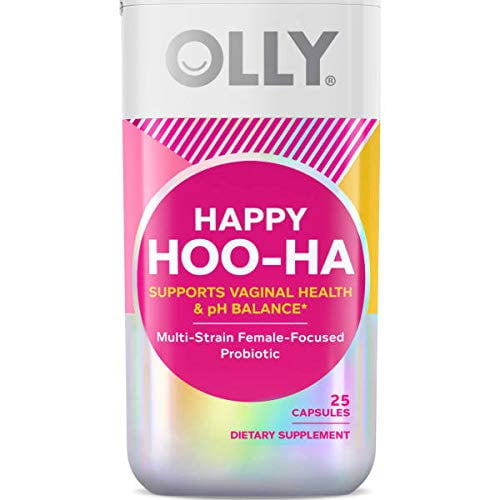 OLLY Happy Hoo-Ha Capsules, Probiotic for Women, Vaginal Health and pH ...