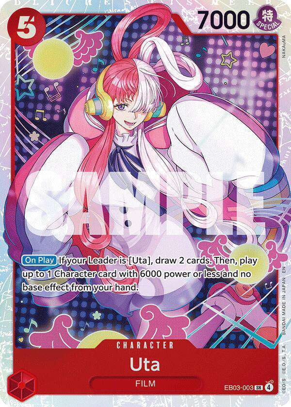 One Piece Extra Booster: Heroines Edition Super Rare Uta EB03-003 ...