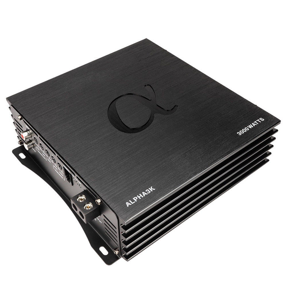 Alphasonik ALPHA3K Alpha Series Class D MONO Amplifier, 3000 watts, 4 ...