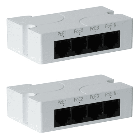 1 to 3 Port PoE Extender Passive Cascadable IEEE802.3Af for IP Port ...